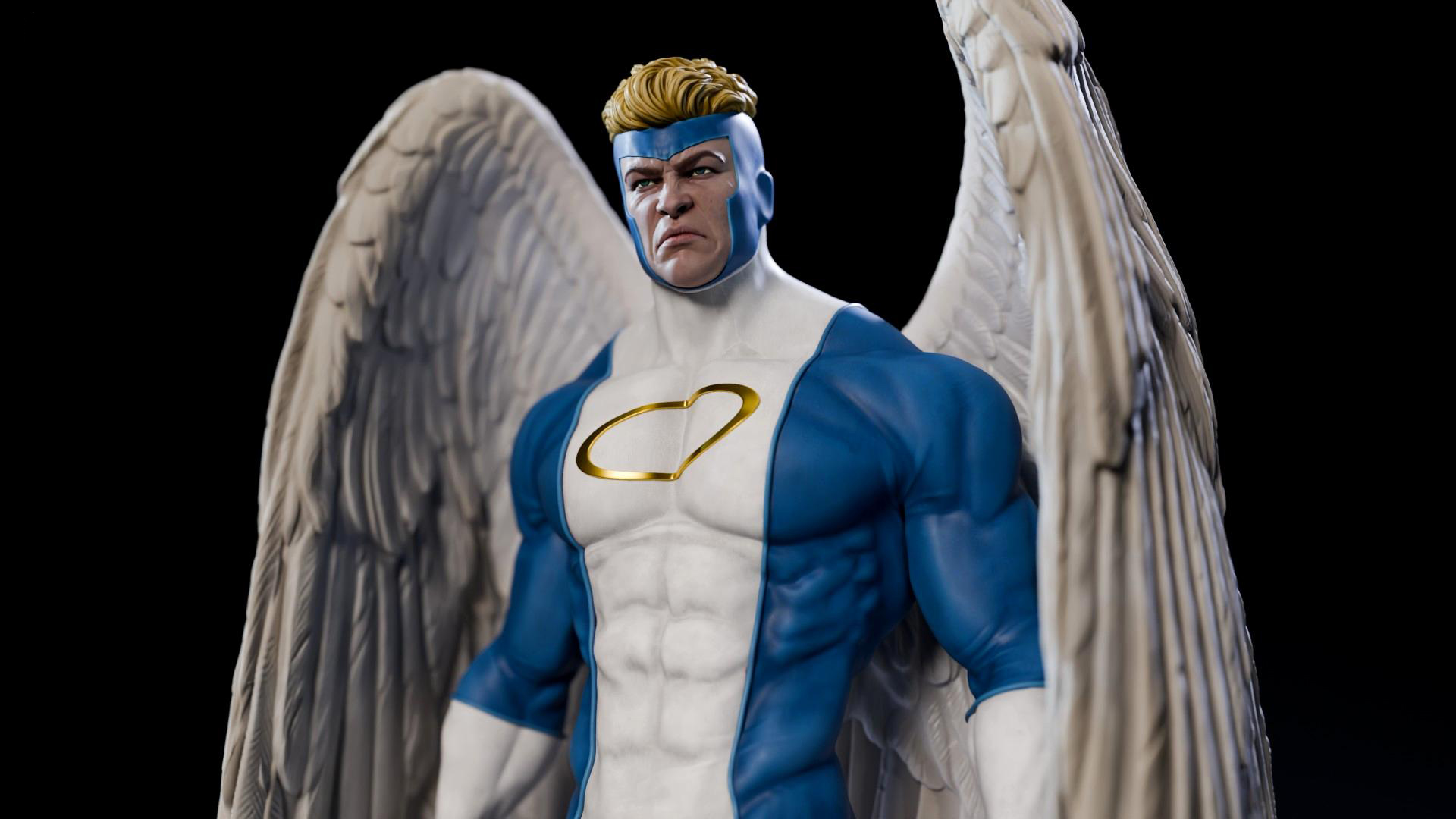 Angel 1/4 Scale Statue - Unboxing Bros