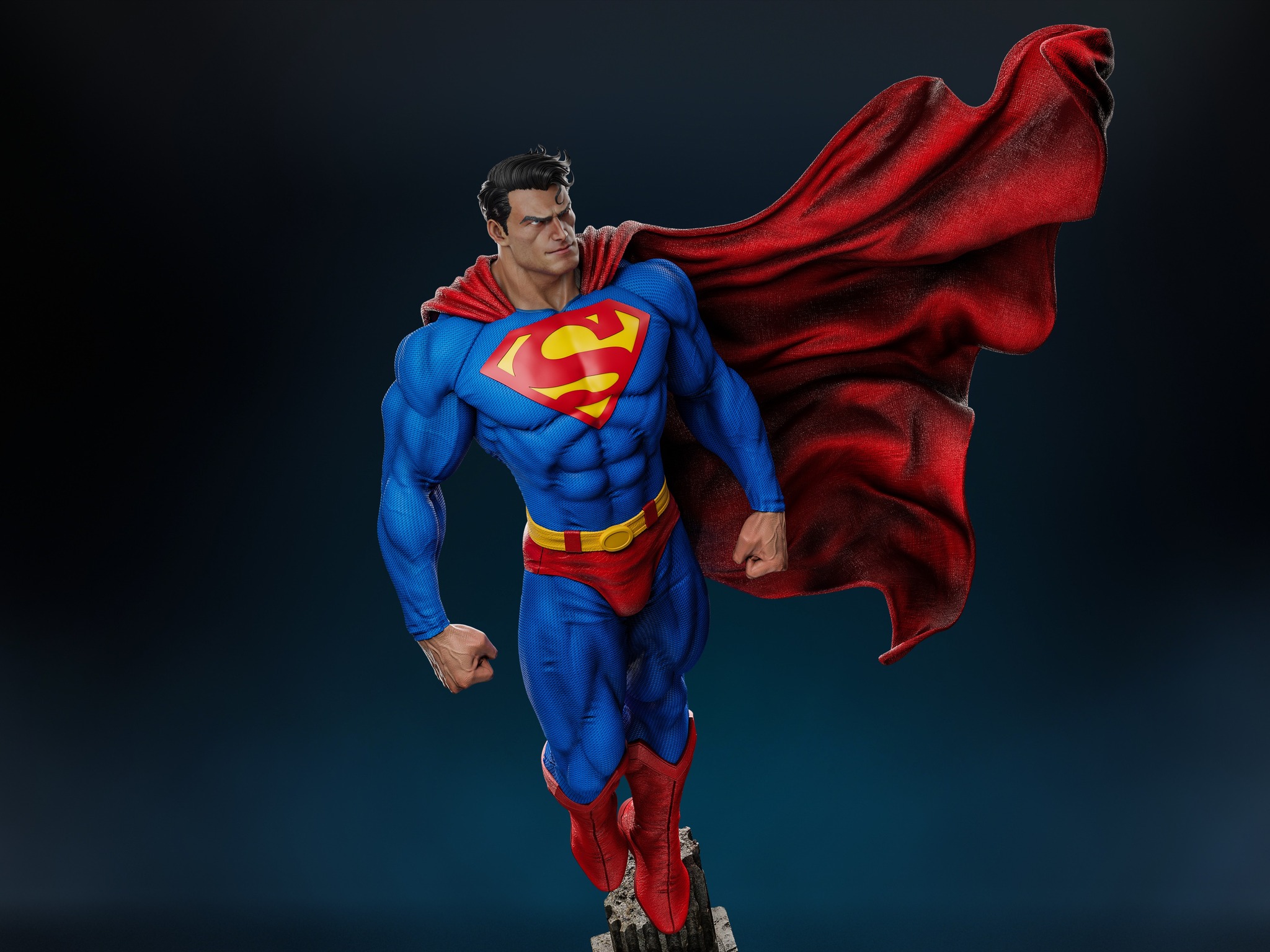 Superman 1/4 Scale Custom Statue - Unboxing Bros