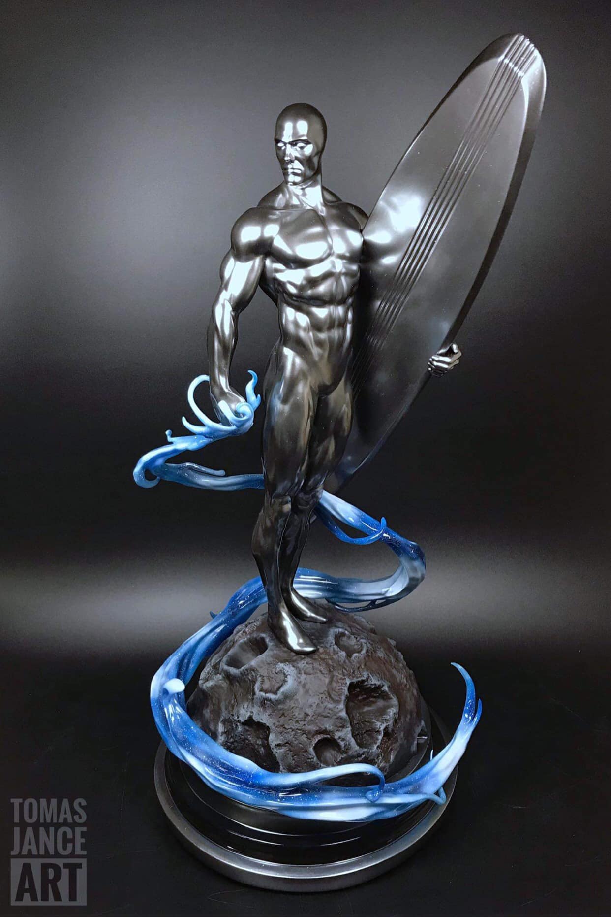 Silver Surfer Museum 1/4 Scale Custom Statue - Unboxing Bros