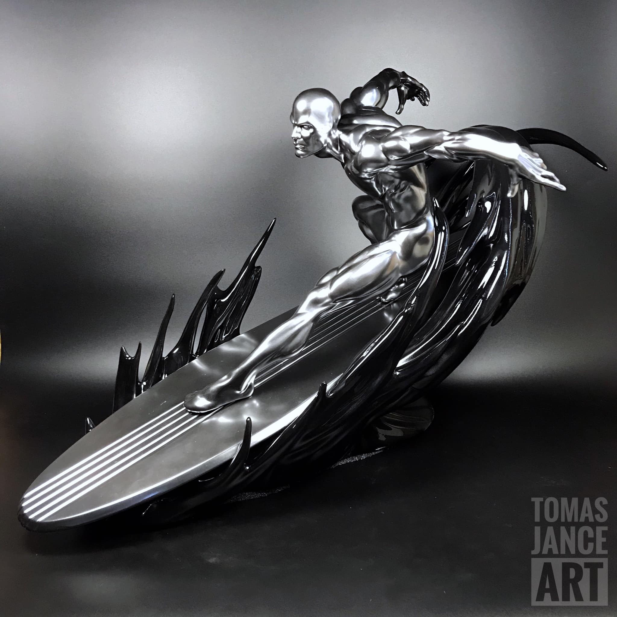 Silver Surfer Dynamic 1/4 Scale Custom Statue - Unboxing Bros