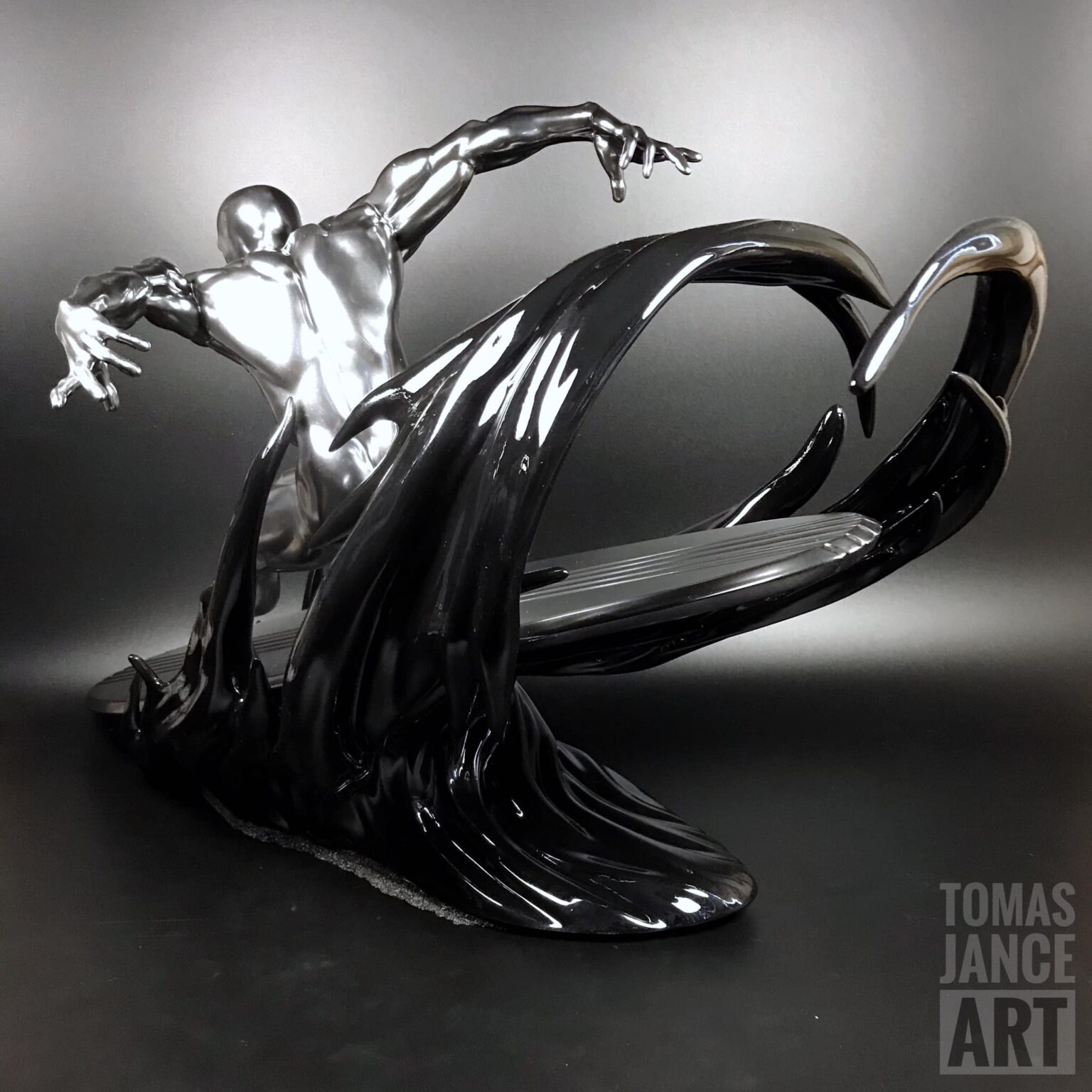 Silver Surfer Dynamic 1/4 Scale Custom Statue - Unboxing Bros