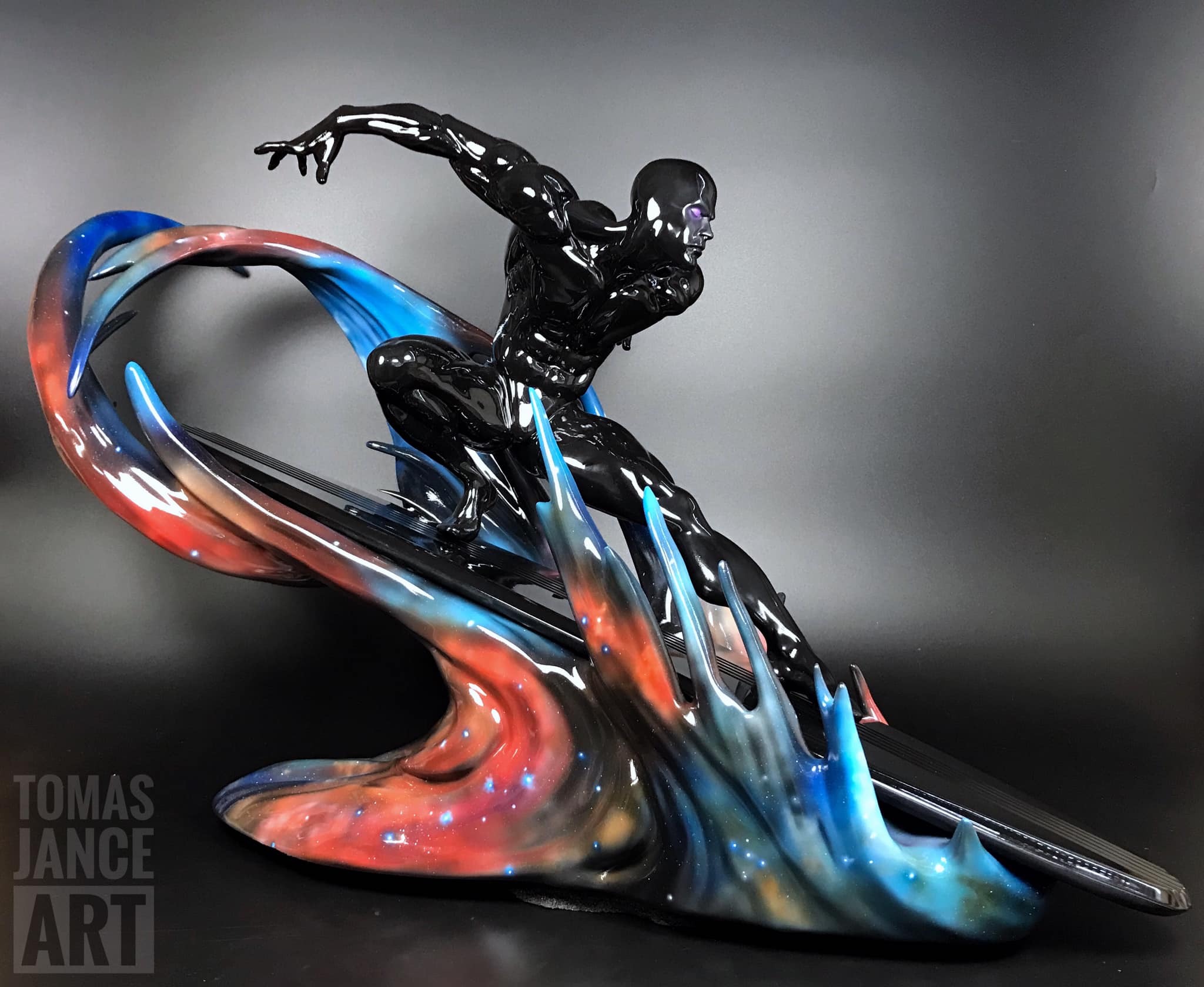 Silver Surfer Dynamic 1/4 Scale Custom Statue - Unboxing Bros