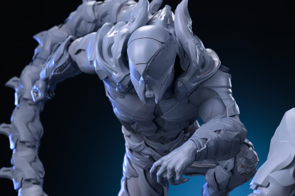 Scorpion 1/4 Scale Custom Statue - Not XM Studios - Unboxing Bros