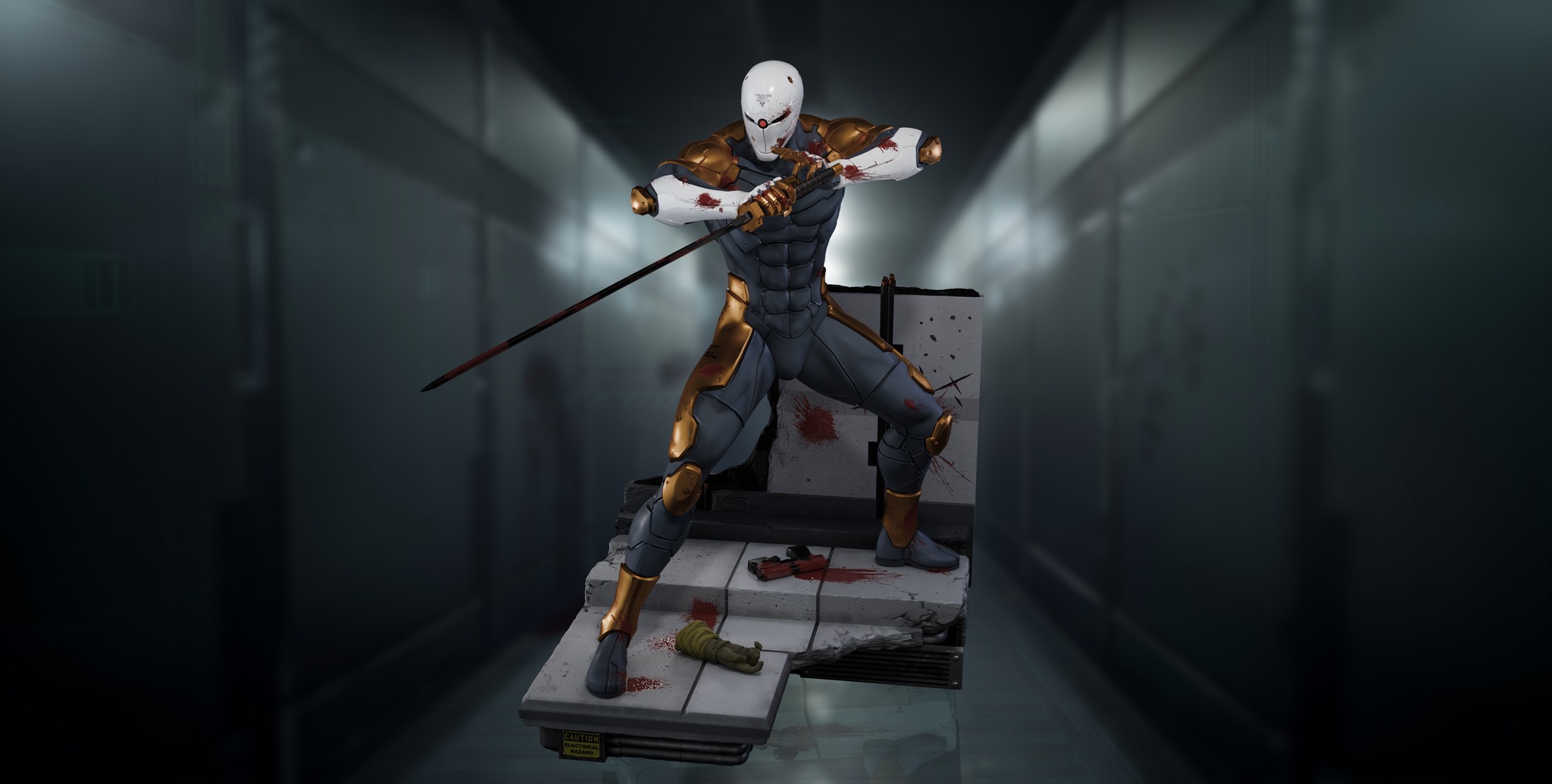 Cyborg Ninja 1/4 Scale Custom Statue - Unboxing Bros