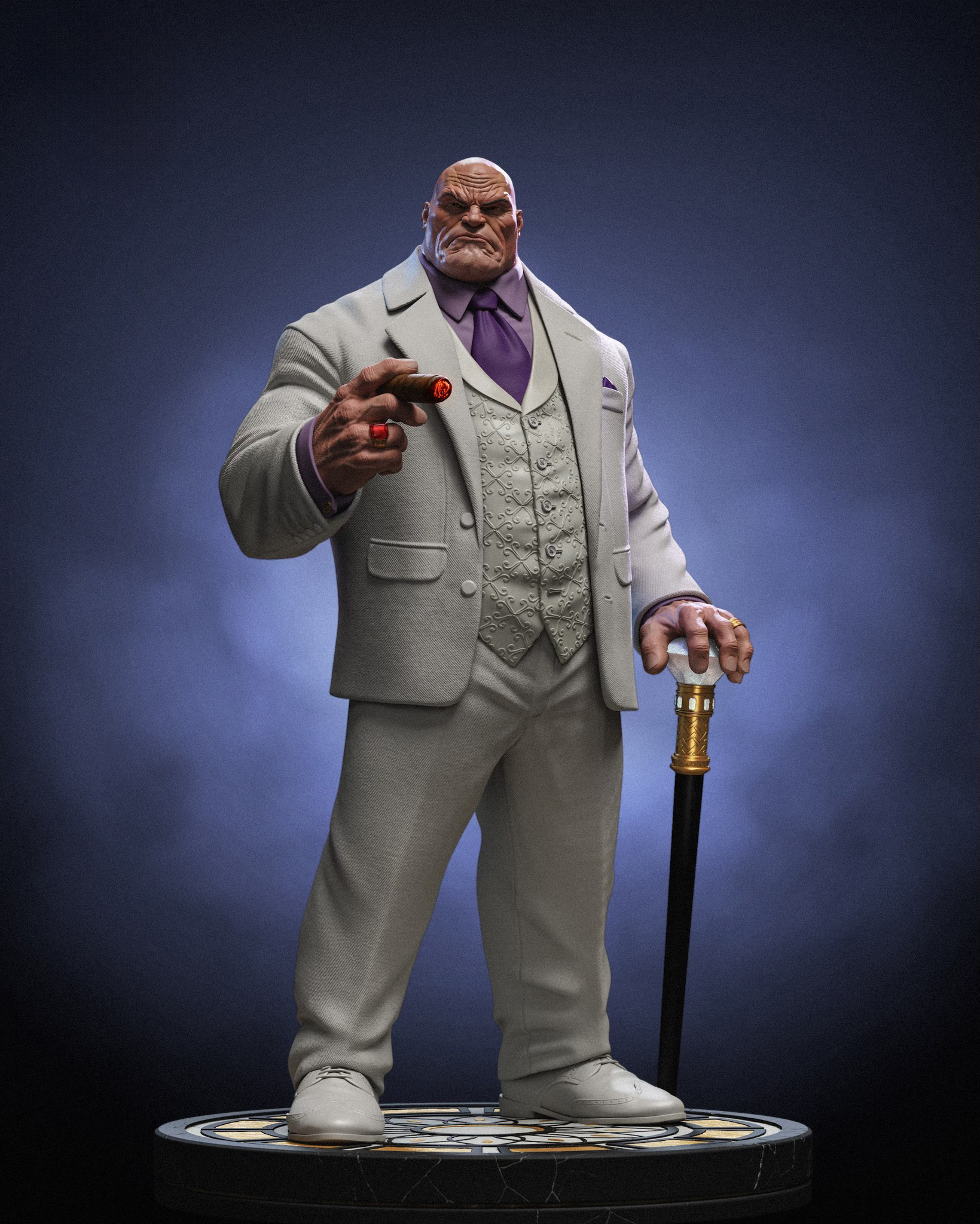 Kingpin 1/4 Scale Custom Statue - Unboxing Bros