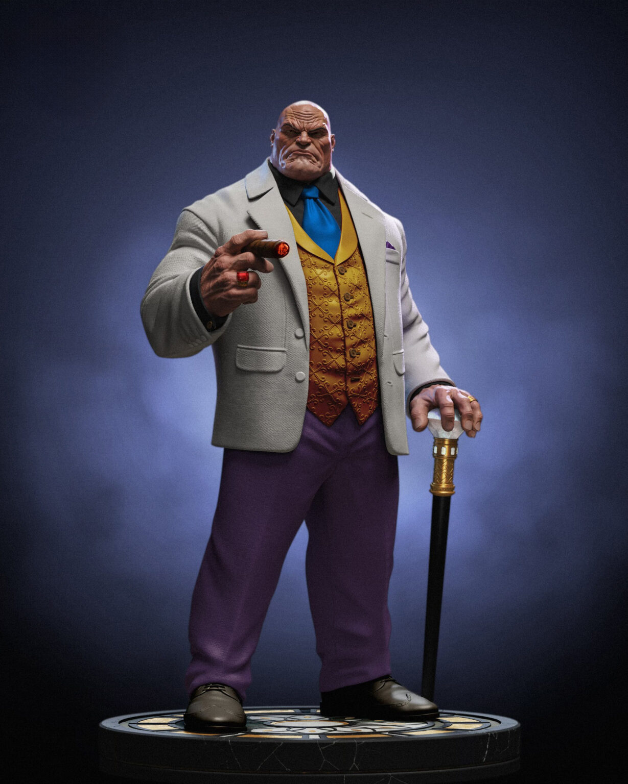 Kingpin 1/4 Scale Custom Statue - Unboxing Bros
